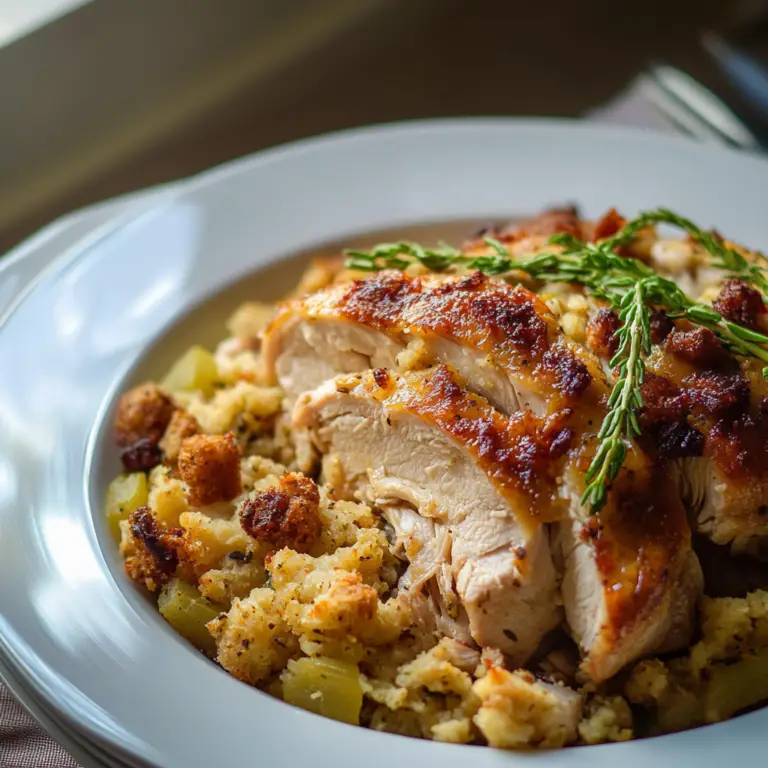 Slow Cooker Chicken with Stuffing