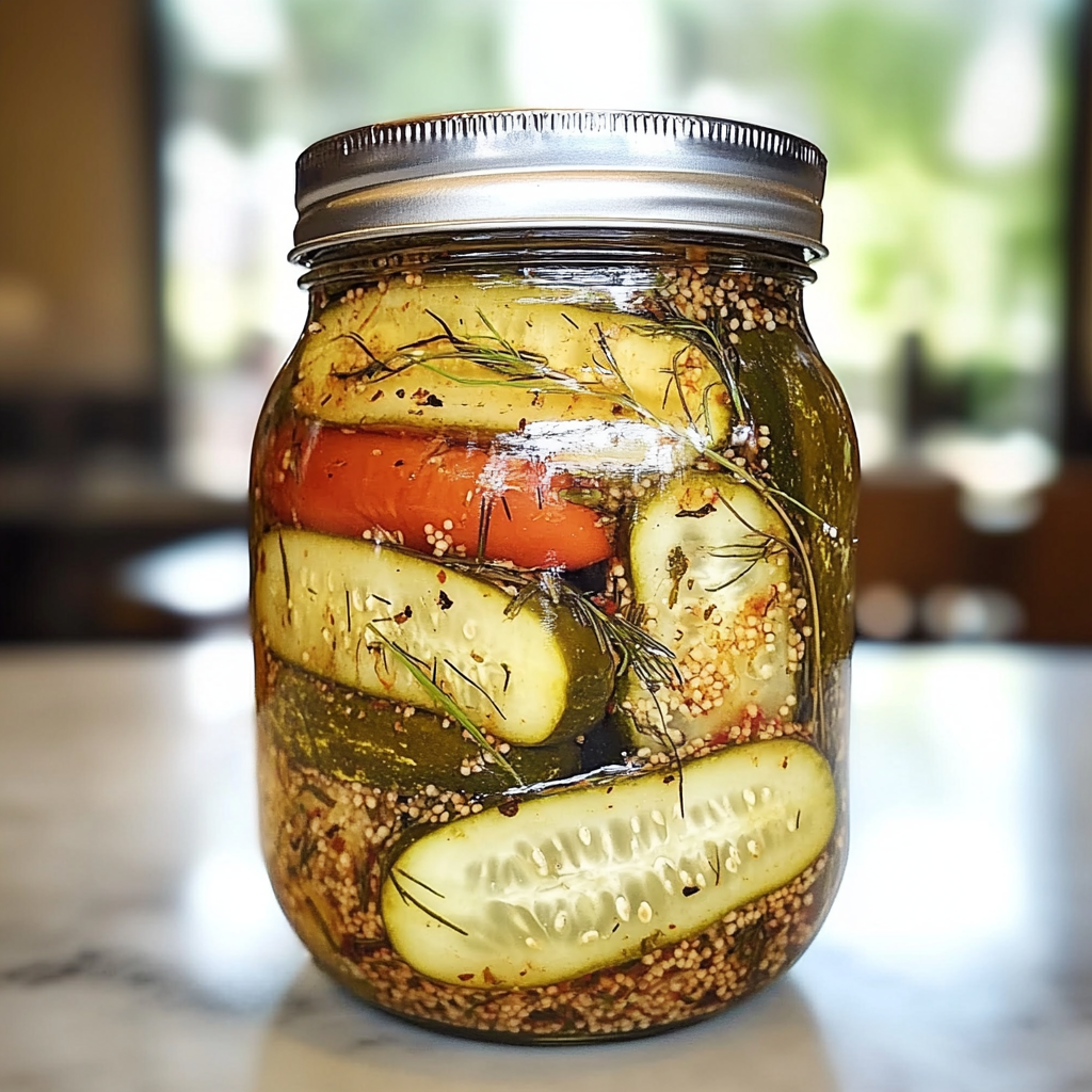 Killer Spicy Garlic Dill Pickles