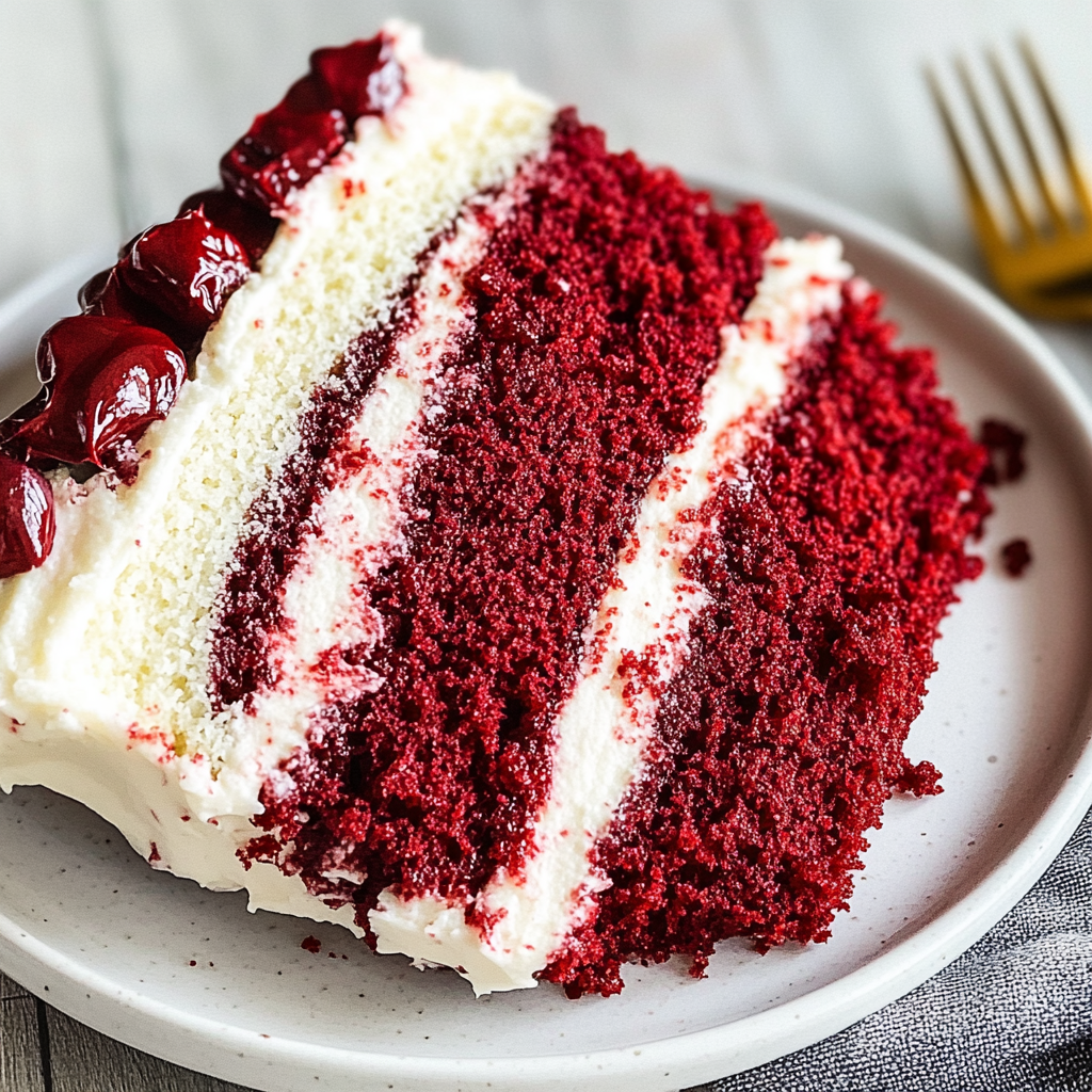 Red Velvet Cake with Cream Cheese Frosting
