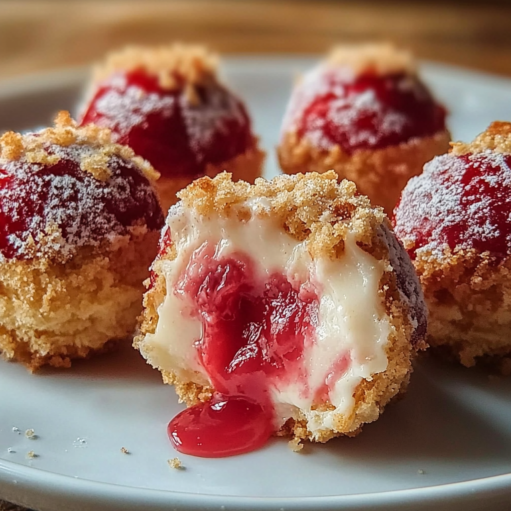 Strawberry Cheesecake Crunch Bites