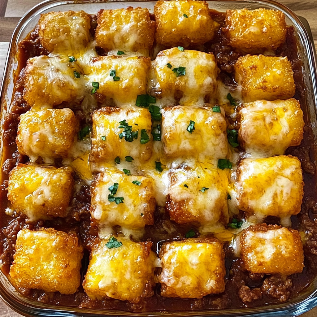 Sloppy Joe Tater Tots