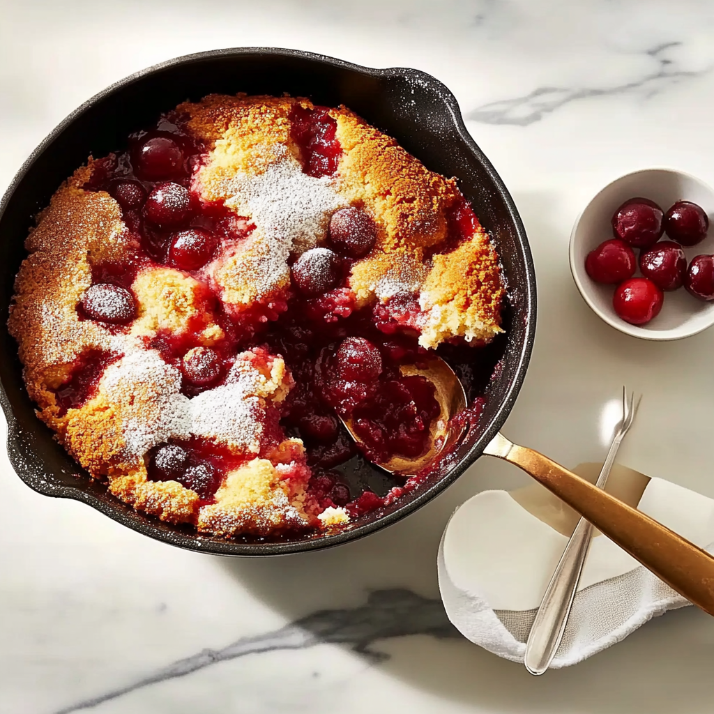 Easy Cherry Cobbler